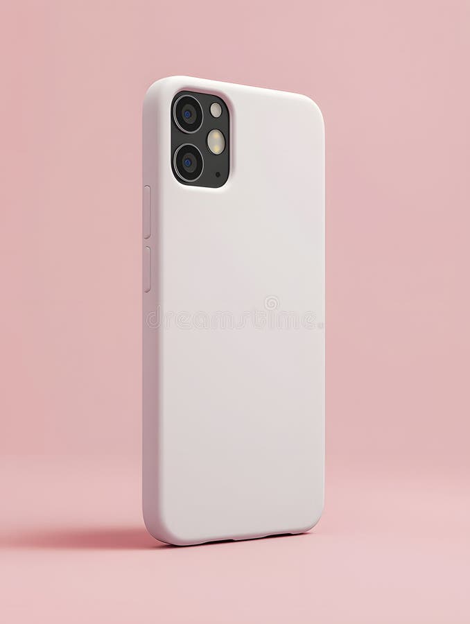 Smartphone Back Mockup for High-End Branding Stock Illustration ...