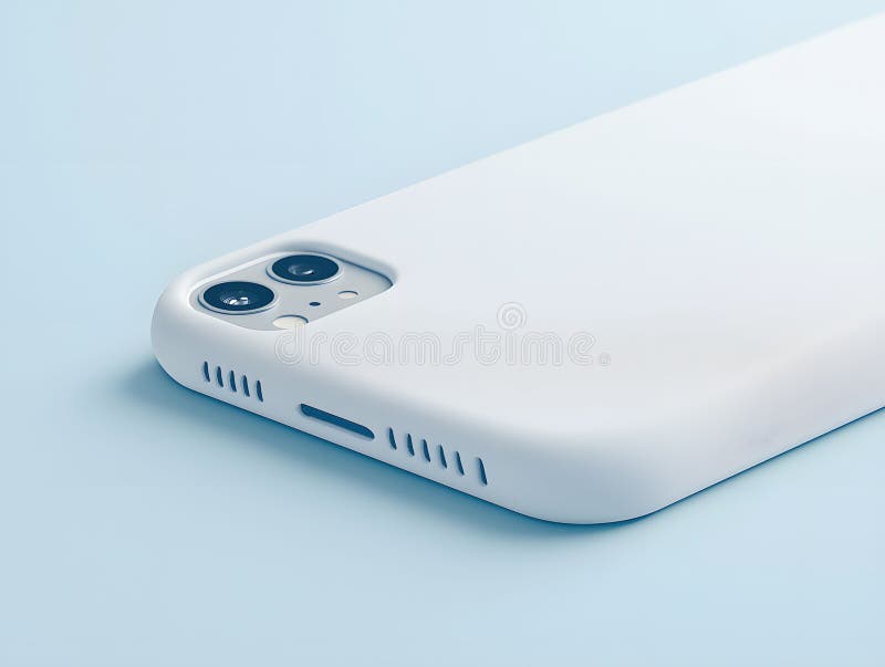 Smartphone Back Mockup with Matte Finish Stock Photo - Image of matte ...