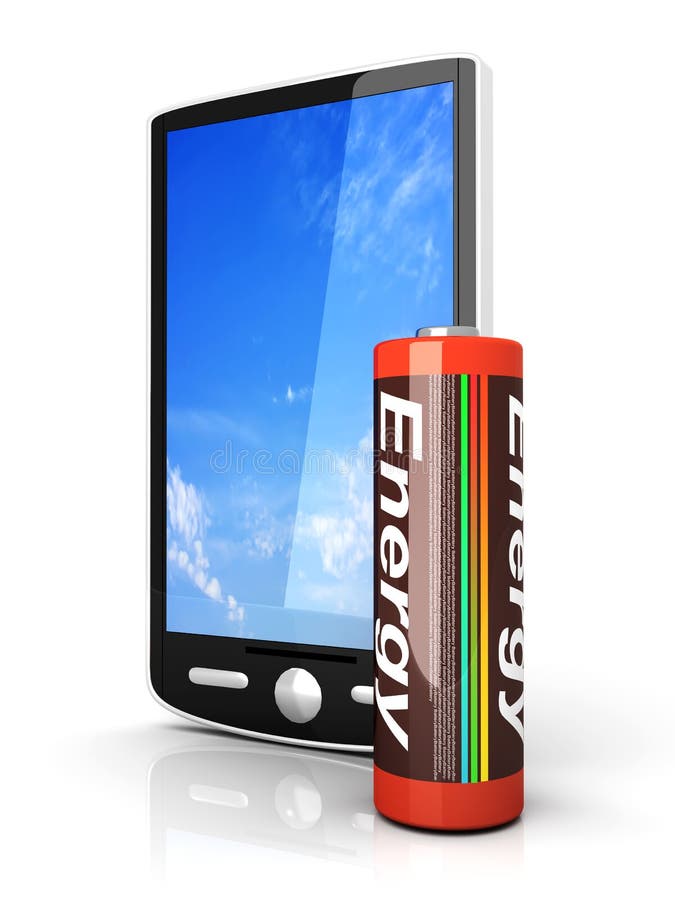 Smartphone Battery stock illustration. Illustration of phone - 27352422