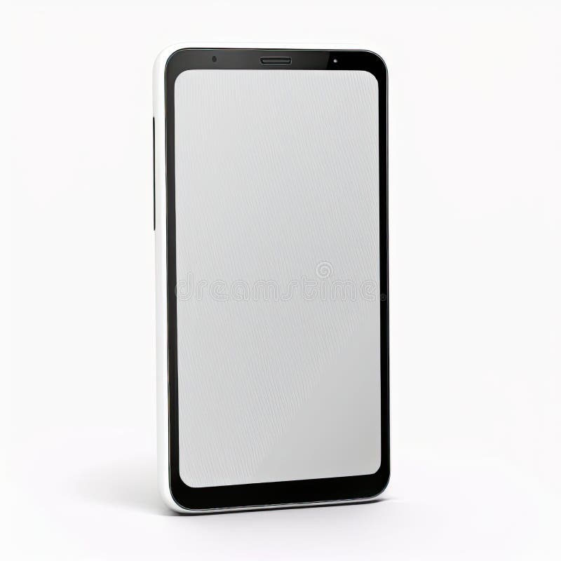Smartphone Blank Screen Isolated. Generative Ai Stock Photo - Image of ... Smartphone Blank Screen Isolated. Generative Ai Stock Photo - Image of ...