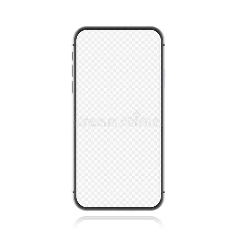 Smartphone Blank Screen, Phone Mockup. Template for Infographics for ...