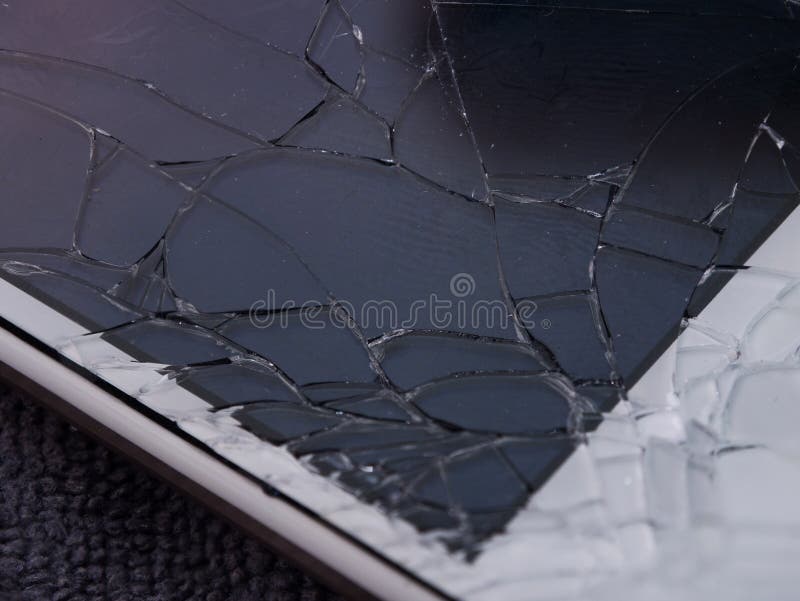 Broken screen stock image. Image of smart, touch, glass - 104613975