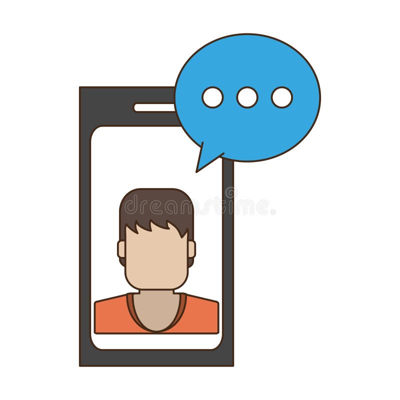 Smartphone business chat stock vector. Illustration of mobility - 143495571