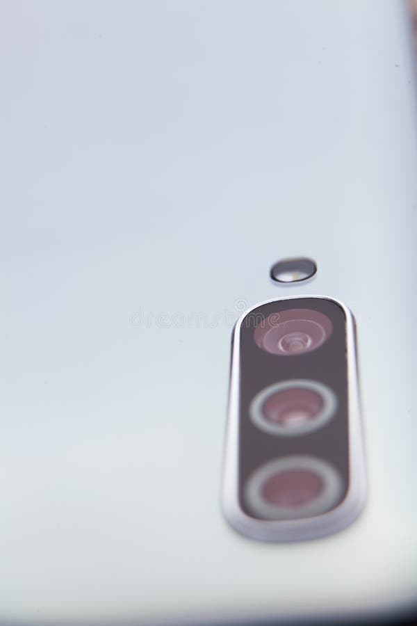 Smartphone Camera Close Up. New Technology Stock Photo - Image of ...
