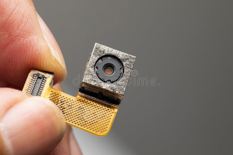 Smartphone Camera Lens Part Stock Image - Image of sensor, digital ...