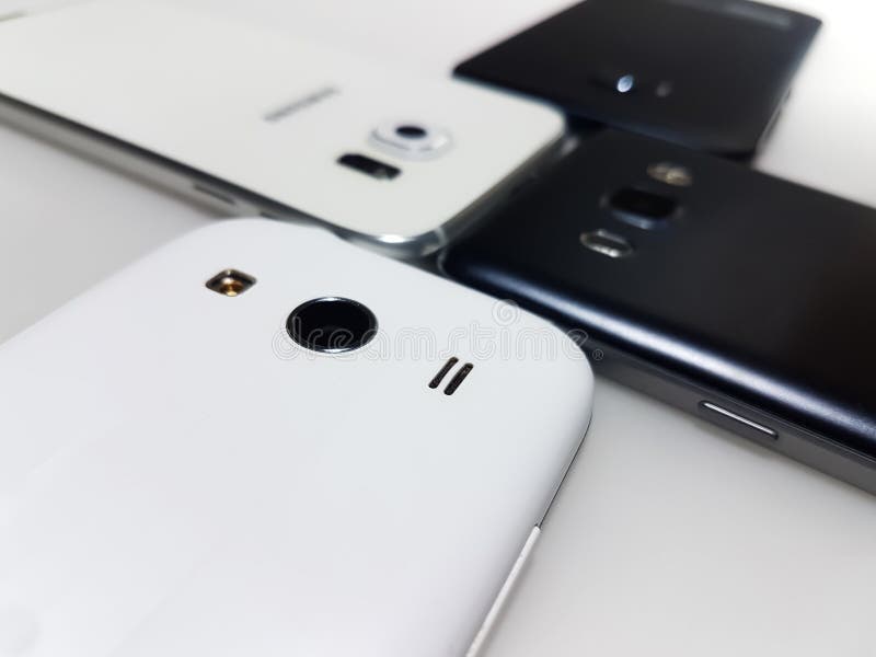 A Smartphone Camera, Perspective View Stock Image - Image of flash ...