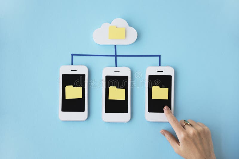 Smartphone Cellphone Networking Telephone Concept Stock Image - Image ...