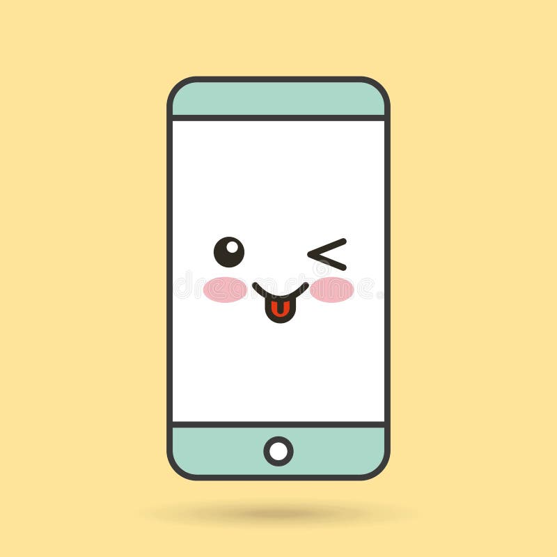 Smartphone Kawaii Stock Illustrations – 681 Smartphone Kawaii Stock ...