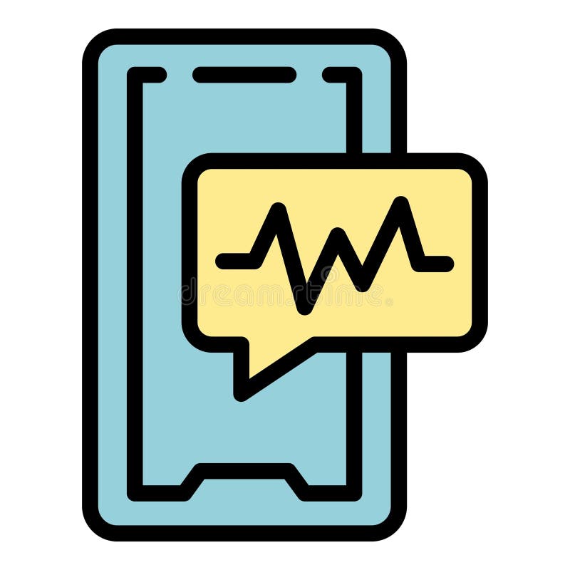 Smartphone Chat Support Icon Vector Flat Stock Vector - Illustration of ...