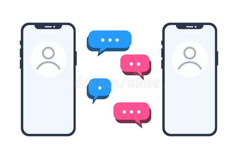 Smartphone Chatting, Sms, Consulting, Help, and Communication Interface ...