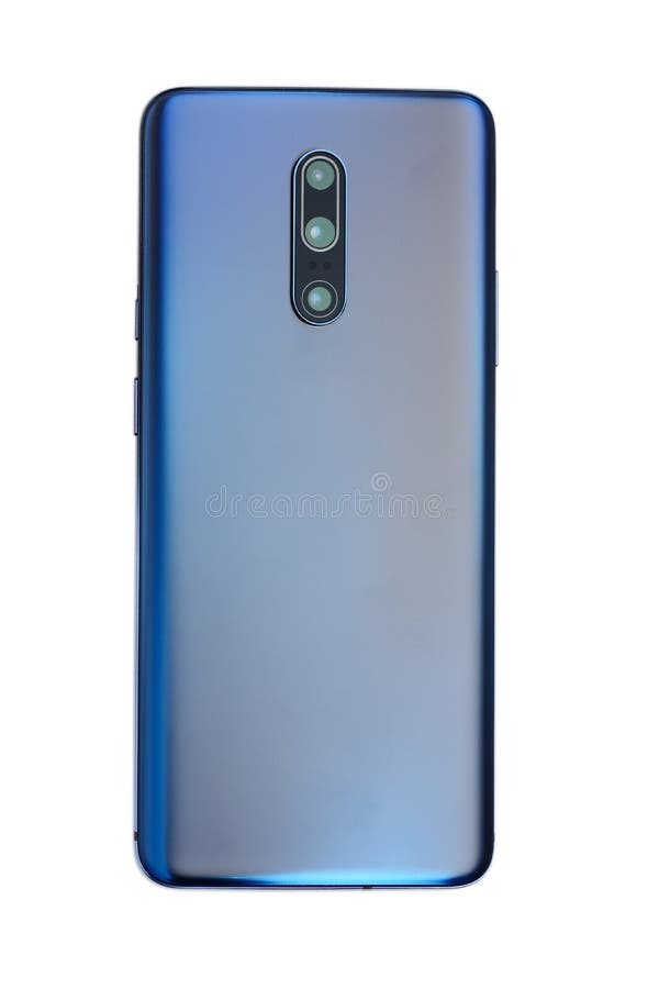 Camera Flash and Fingerprint Scanner on the Back of the Smartphone ...