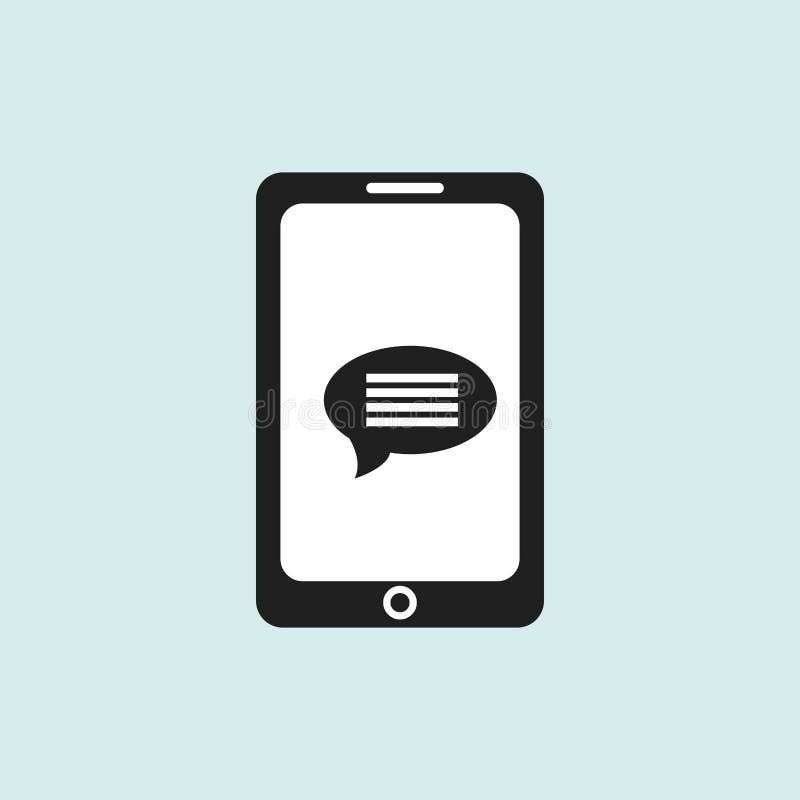 Smartphone Communication,design Stock Illustration - Illustration of ...