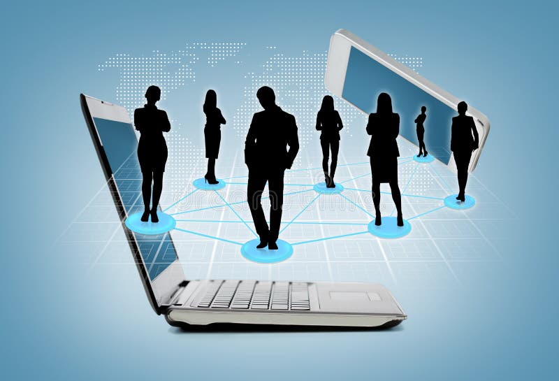 Social network community stock image. Image of digital - 55976853