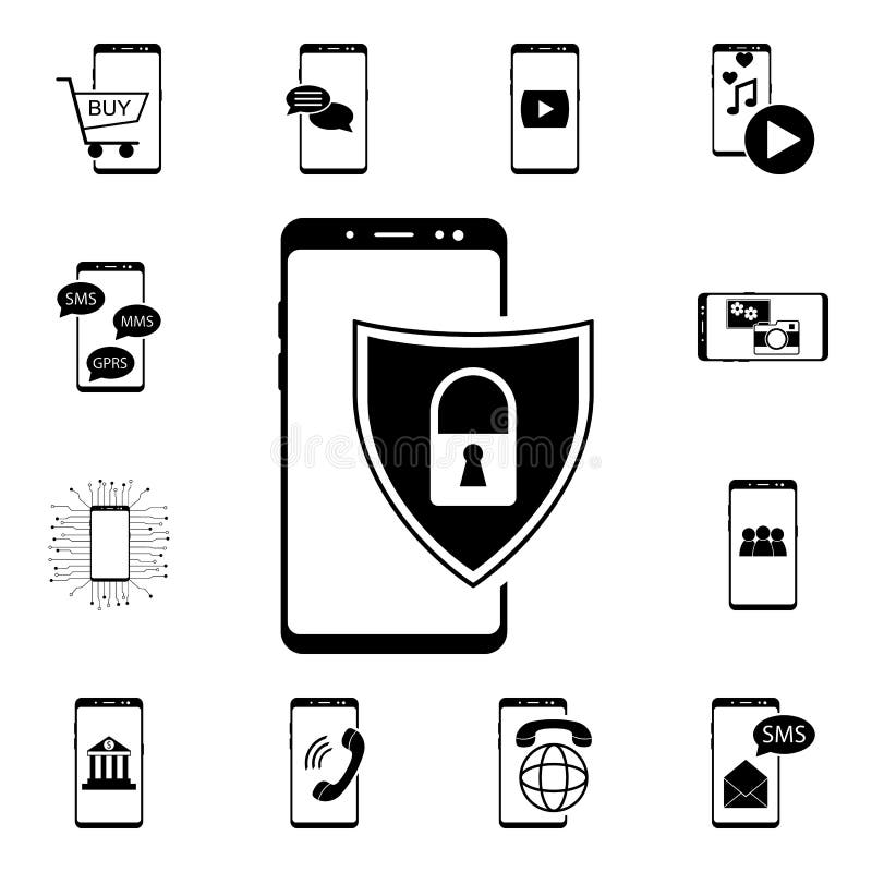 Smartphone Connections Icon. Mobile Concept Icons Universal Set for Web ...