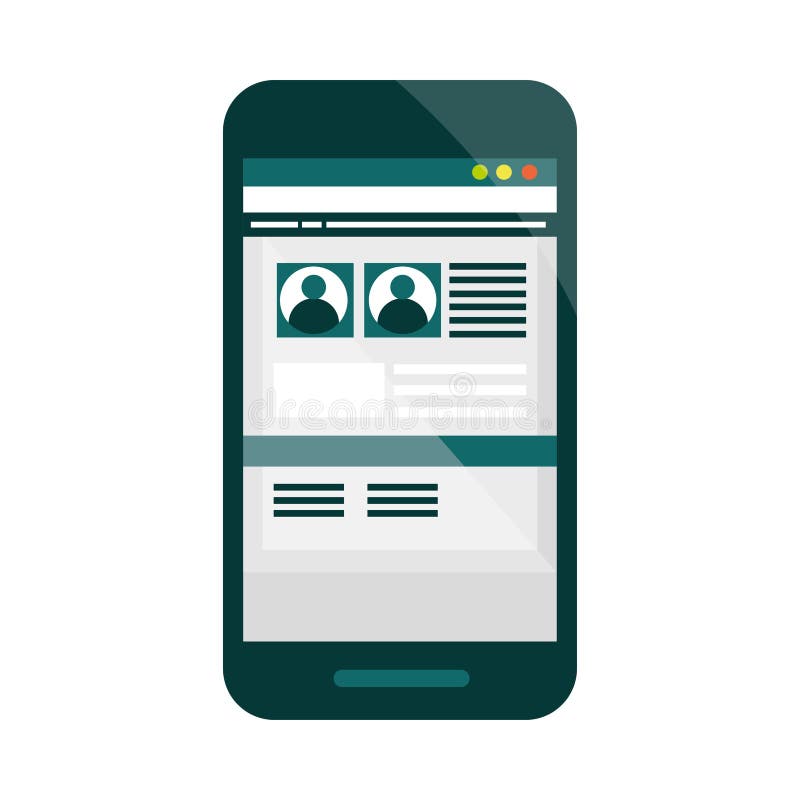 Smartphone content data stock vector. Illustration of download - 226856598