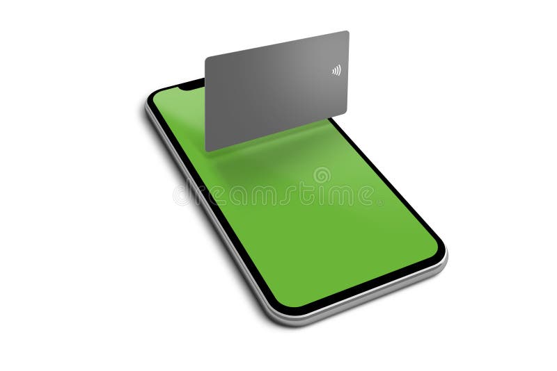 Smartphone Credit Card Digital Payment Stock Photo - Image of telephone ...