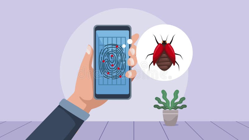 Smartphone with Cyber Security Tech Animation Stock Video - Video of ...