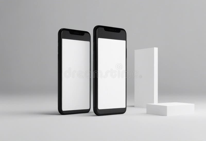 Smartphone Design Interface Template B App Application Rectangles ...