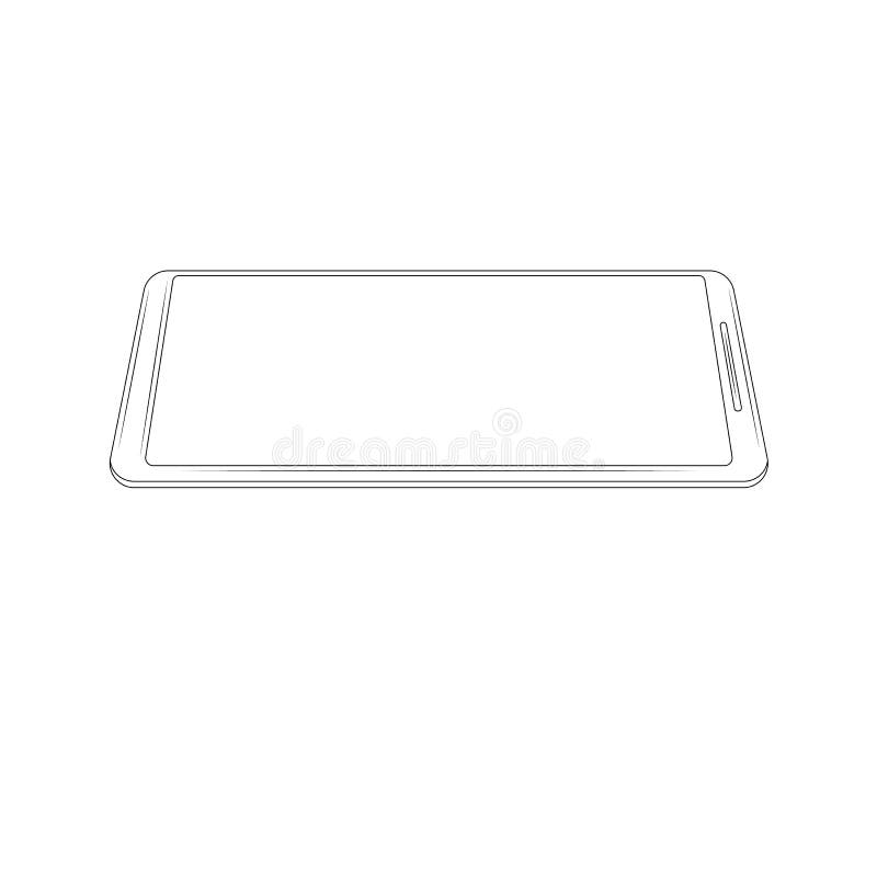 Smartphone Device Phone. High Technology and Information Concept Stock ...