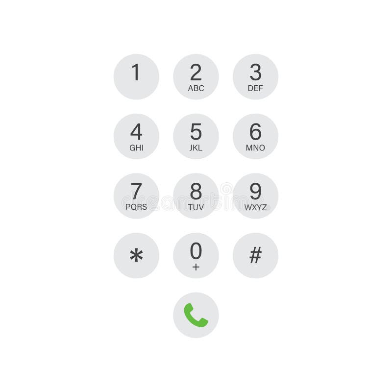 Number Button Pad Vector Stock Illustrations – 942 Number Button Pad ...