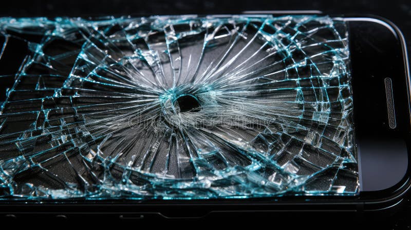 Smartphone Digital Distortion Texture Stock Illustration - Illustration ...