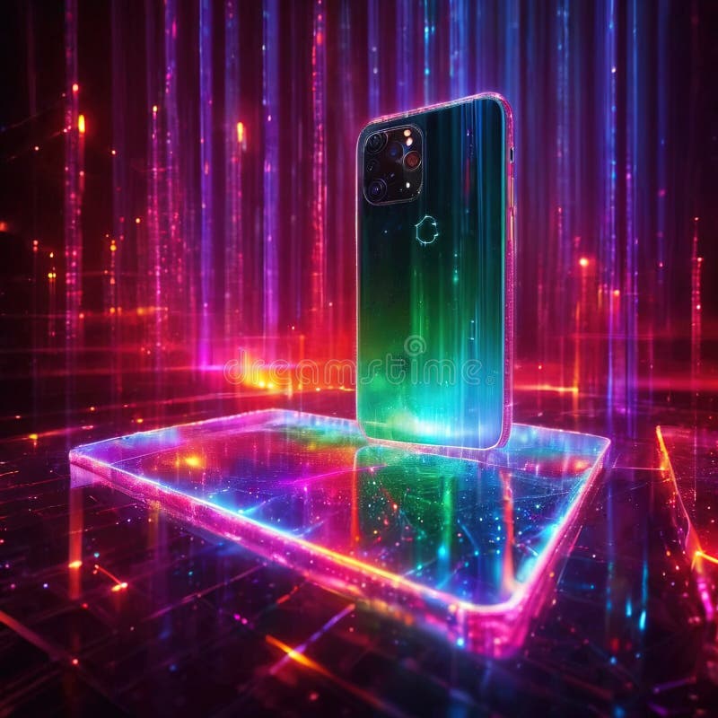 Smartphone Digital Representation of Information Technology Mobile ...