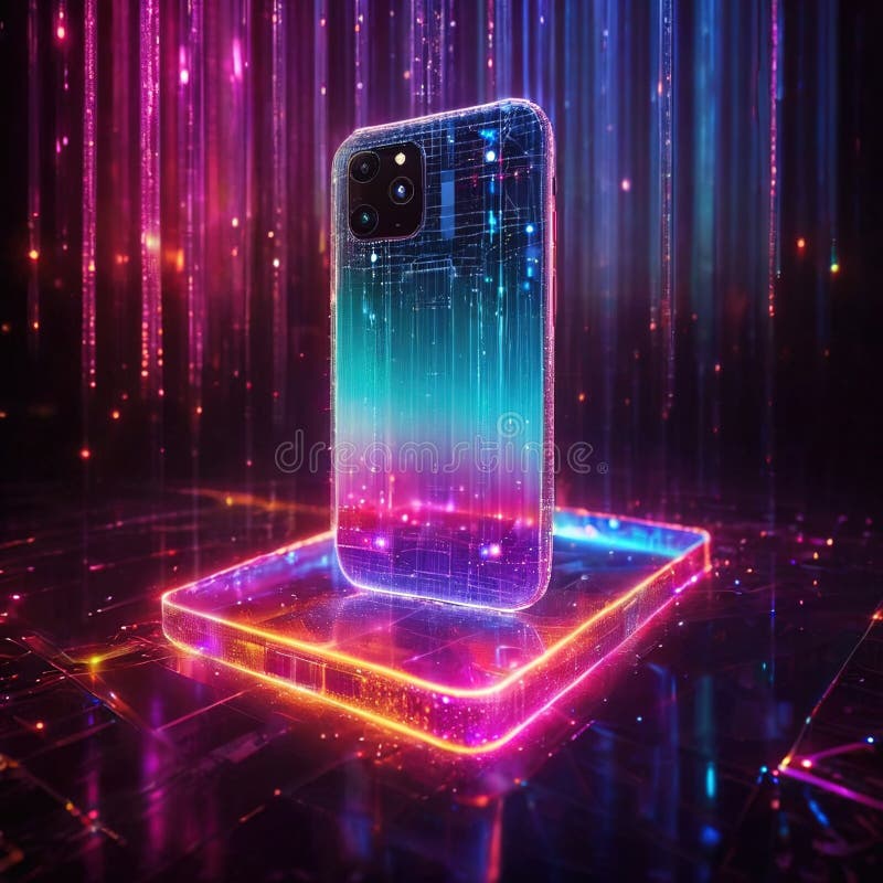 Smartphone Digital Representation of Information Technology Mobile ...