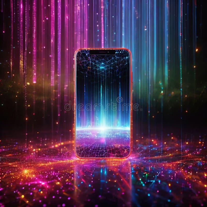 Smartphone Digital Representation of Information Technology Mobile ...