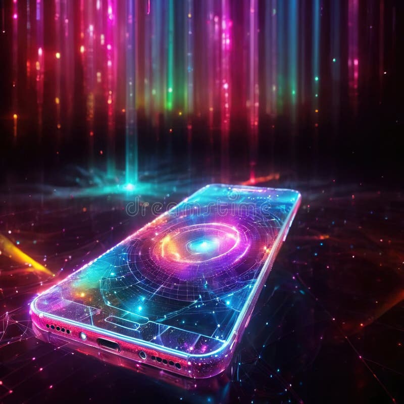 Smartphone Digital Representation of Information Technology Mobile ...