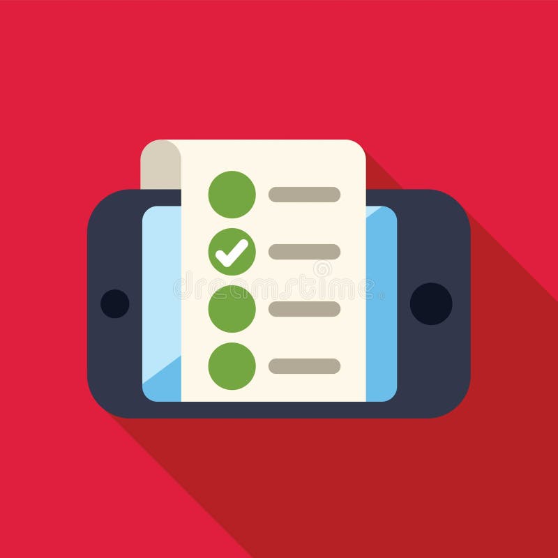 Smartphone Displaying Checklist App for Task Management and ...
