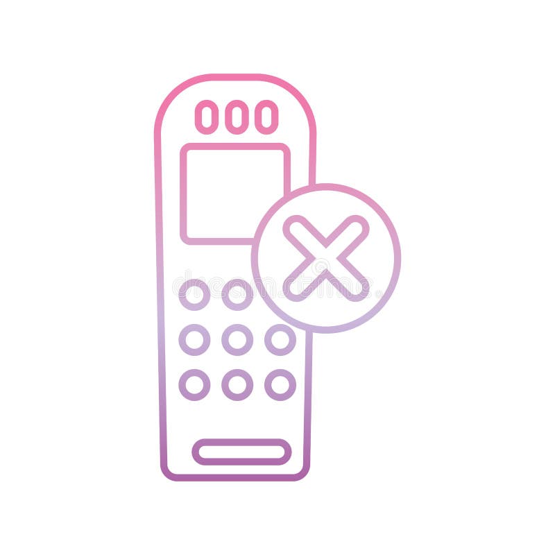 Smartphone Displaying Error Message , Phone Gradient Icon Stock Vector ... Smartphone Displaying Error Message , Phone Gradient Icon Stock Vector ...