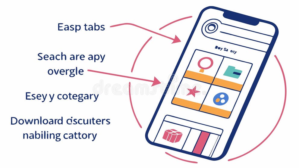 List App Interface Design Stock Illustrations – 7,748 List App ...