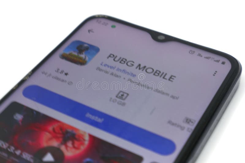 Rantau Kopar,12,30,2024. the Phone is Displaying the PUBG Mobile App ...