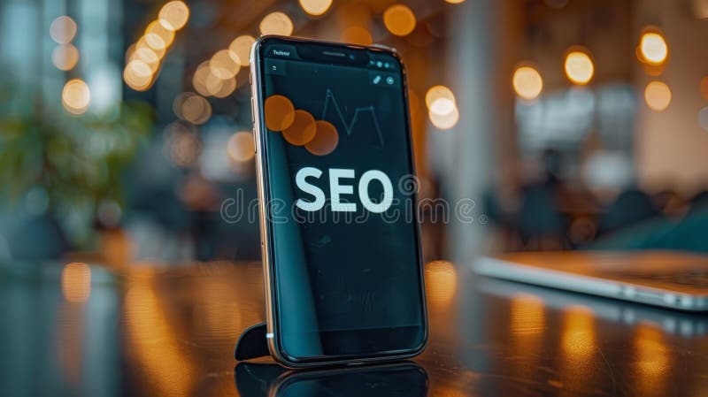 Smartphone Displaying Quick Food Delivery Service Stock Illustration ...