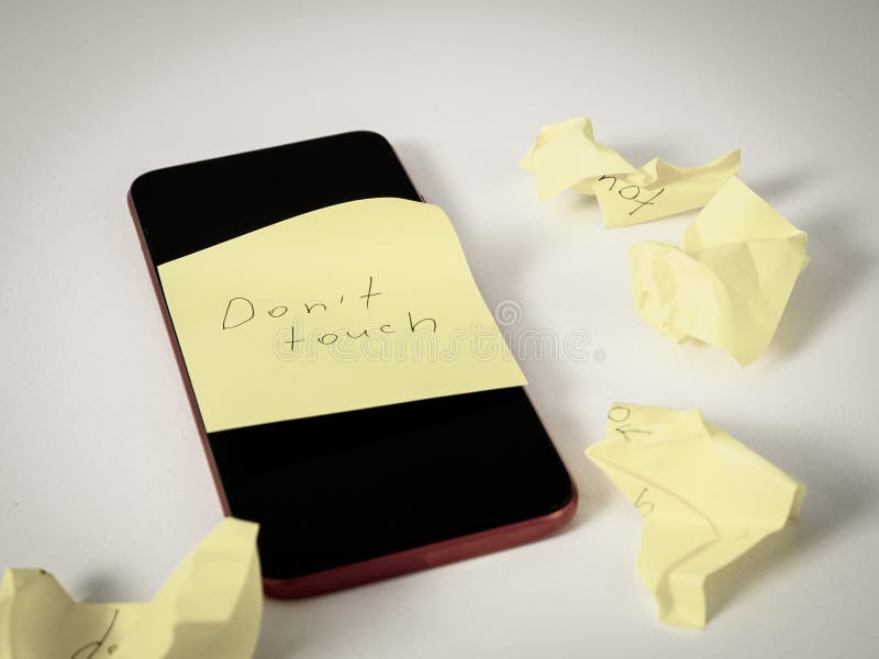 Smartphone with a â€œDo Not Touchâ€ Sticker: a Symbol of a Break from ...
