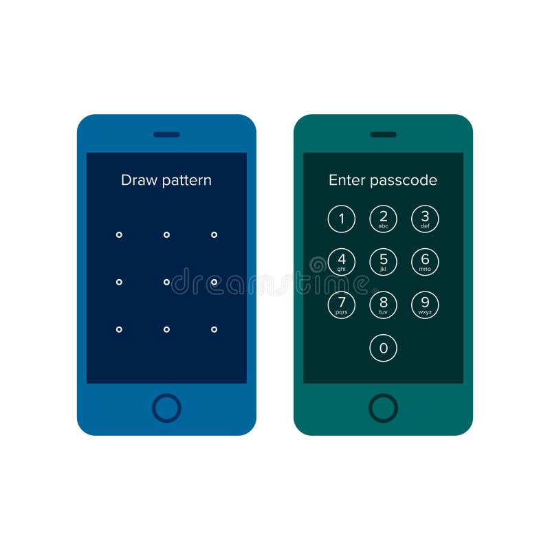 Passcode Screens Stock Illustrations – 13 Passcode Screens Stock ...