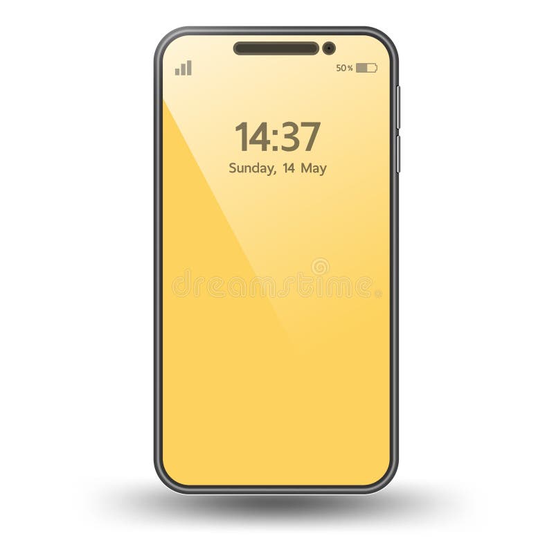 Smartphone Element for Artwork Promo,mock Up,vector 3D Style Stock ...