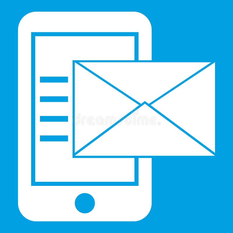 White Envelope With Two Wings Icon Circle Stock Vector - Illustration ...