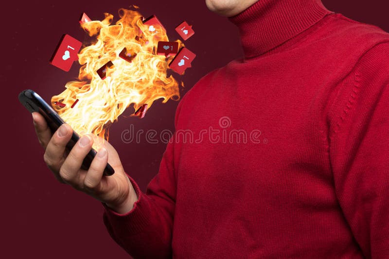 Smartphone Explosion, Blow Up Cellphone Battery Stock Photo - Image of ...