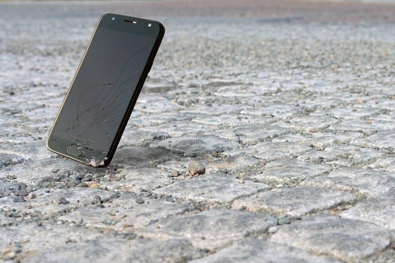 Smartphone Falling on the Floor of Distracted Girl Stock Image - Image ...