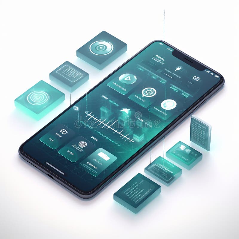 Smartphone with Financial App for Intersection of Technology and ...