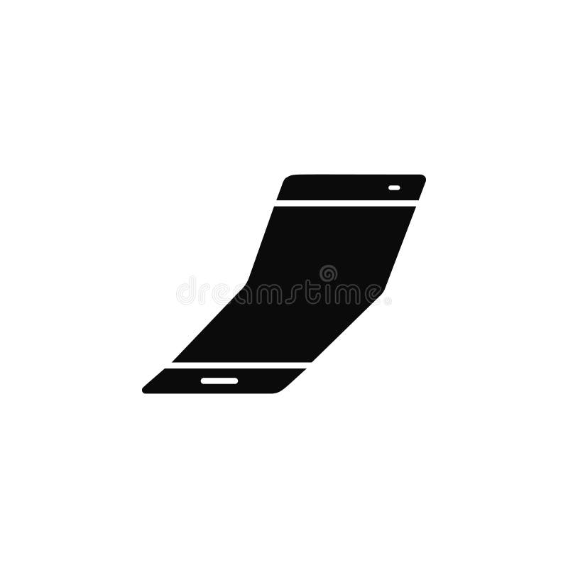Smartphone, Flexible, Phoneicon. Simple Glyph, Flat Vector of ...