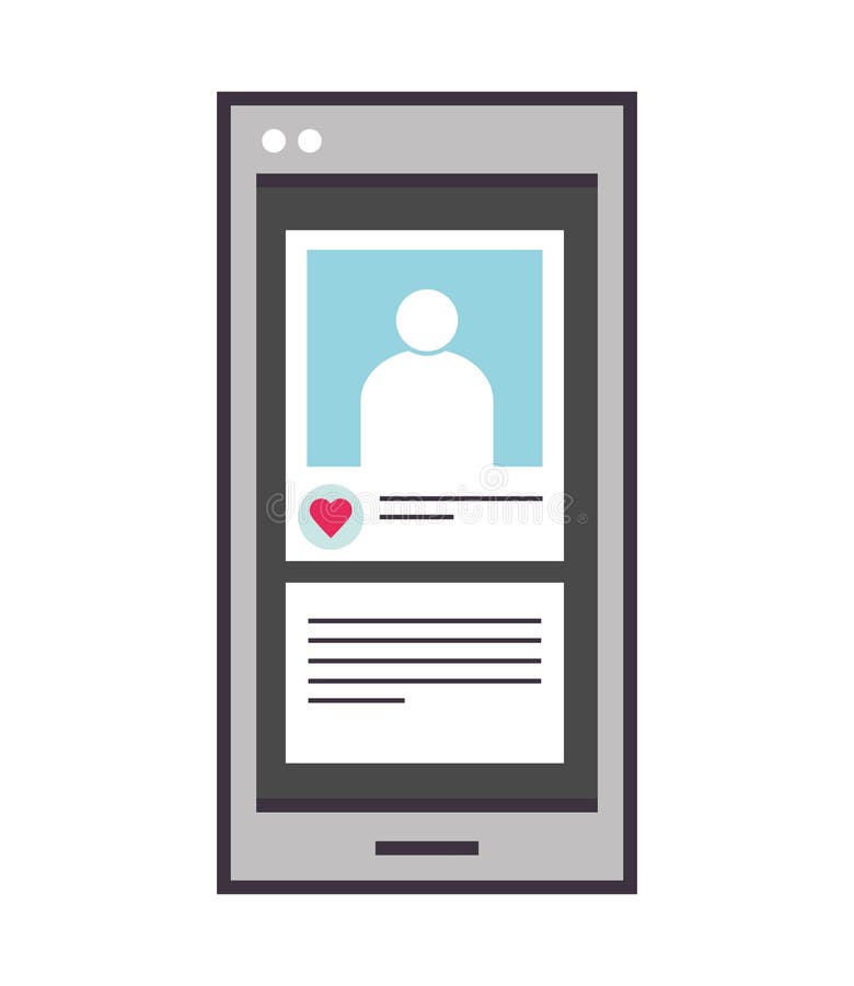 Smartphone Follower Social Media Stock Vector - Illustration of online ...