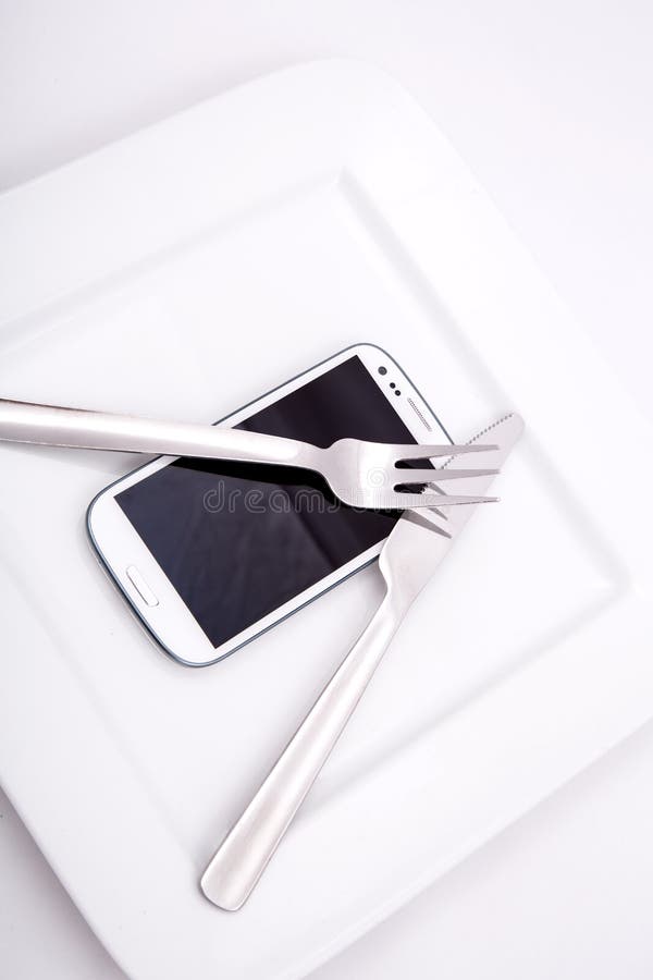 Smartphone Food stock photo. Image of dish, monitor, ingredient - 32052048