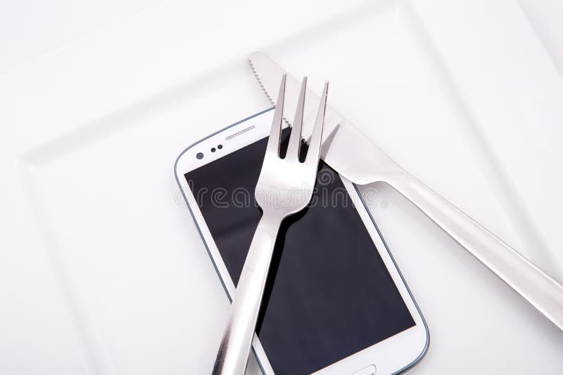 Smartphone Food stock photo. Image of cell, consume, electronic - 39618398
