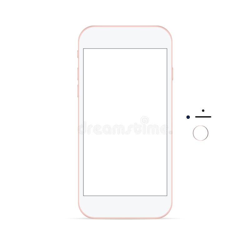 Set of Smartphone Buttons Design, Vector Illustration Stock Vector ...