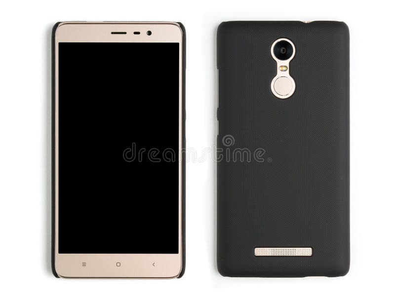 Smartphone Front and Back View Stock Photo - Image of close, colorful ...
