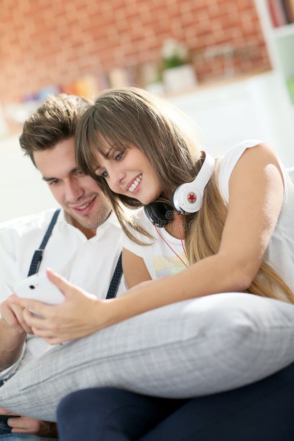 Smartphone generation stock image. Image of home, earphones - 46944783