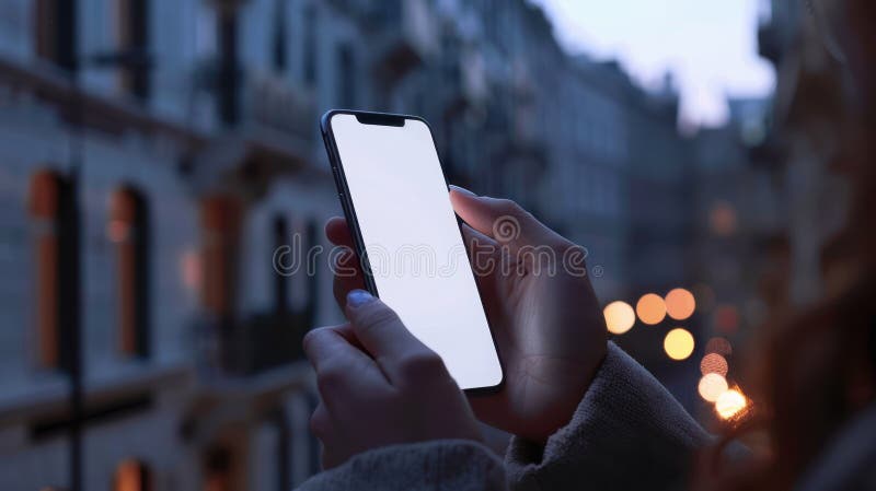 The Smartphone in Hand.AI Generated Image Stock Photo - Image of modern ...