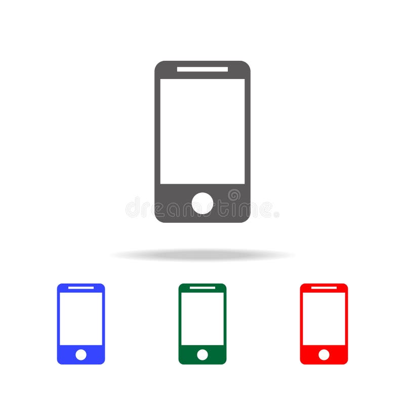 Smartphone Icon. Elements in Multi Colored Icons for Mobile Concept and ...